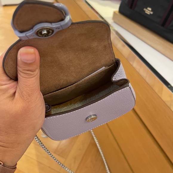 Coach | Bags | Coach Morgan Card Case On A Chain Mini Crossbody Bag ...